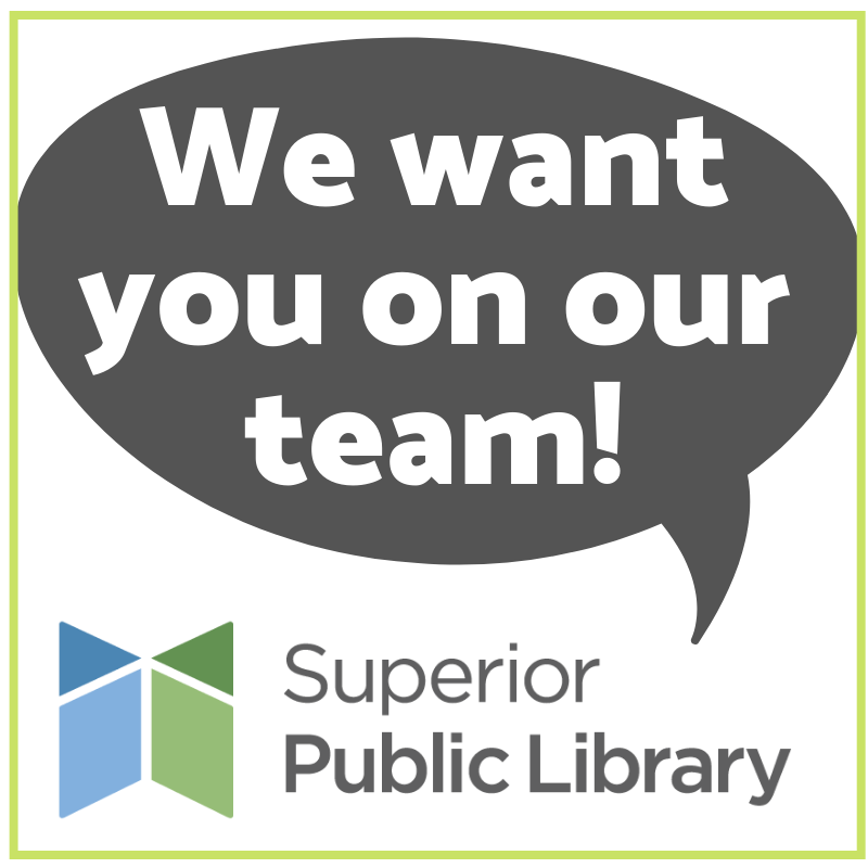 Superior Public Library, Superior Wisconsin : Living up to our name ...