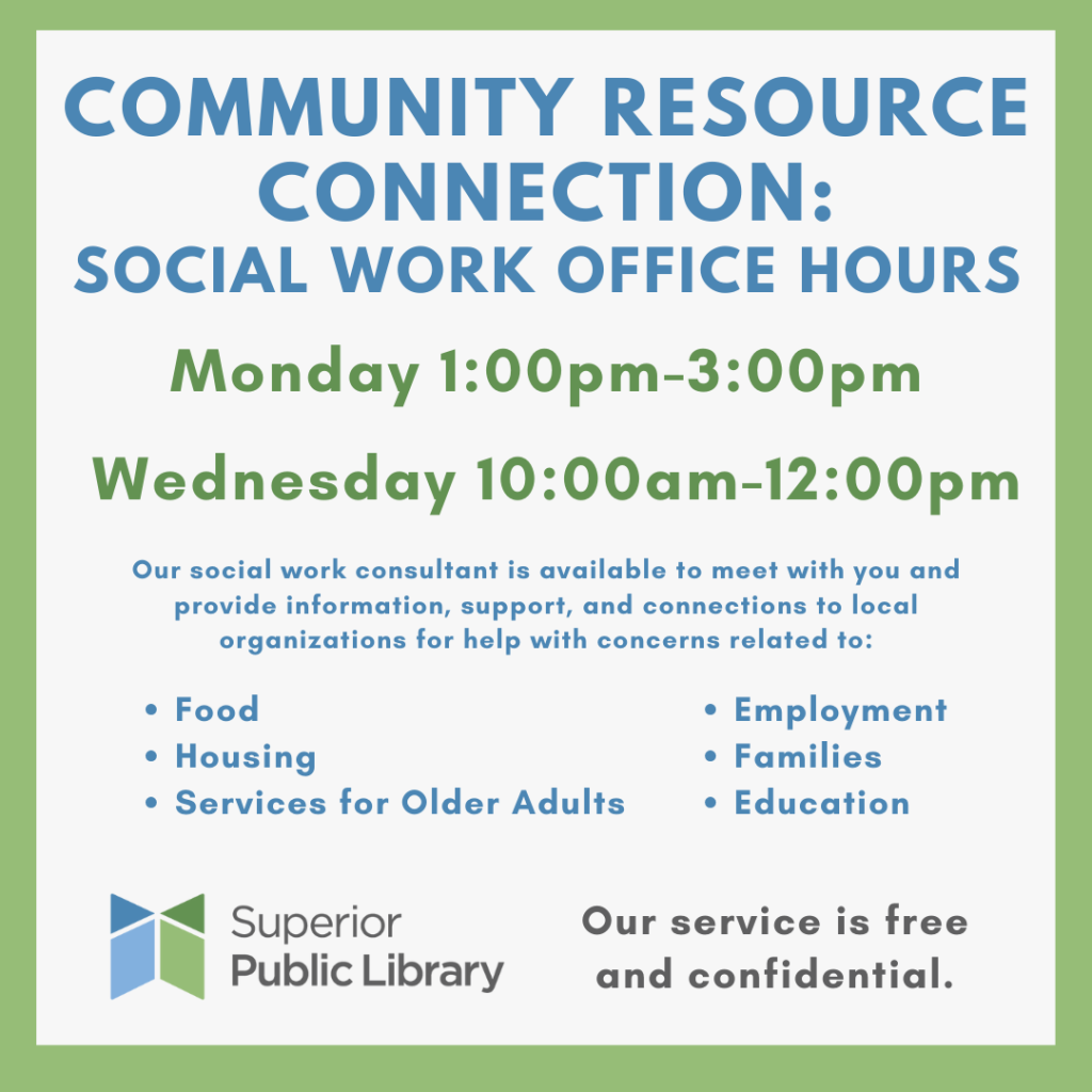 Events for October 2025 : Superior Public Library